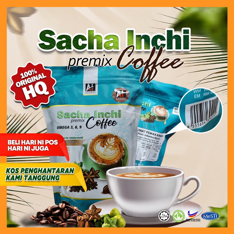 Kopi Sacha Inchi Premium Omega AI Global Original Sancha Coffee Masalah ...