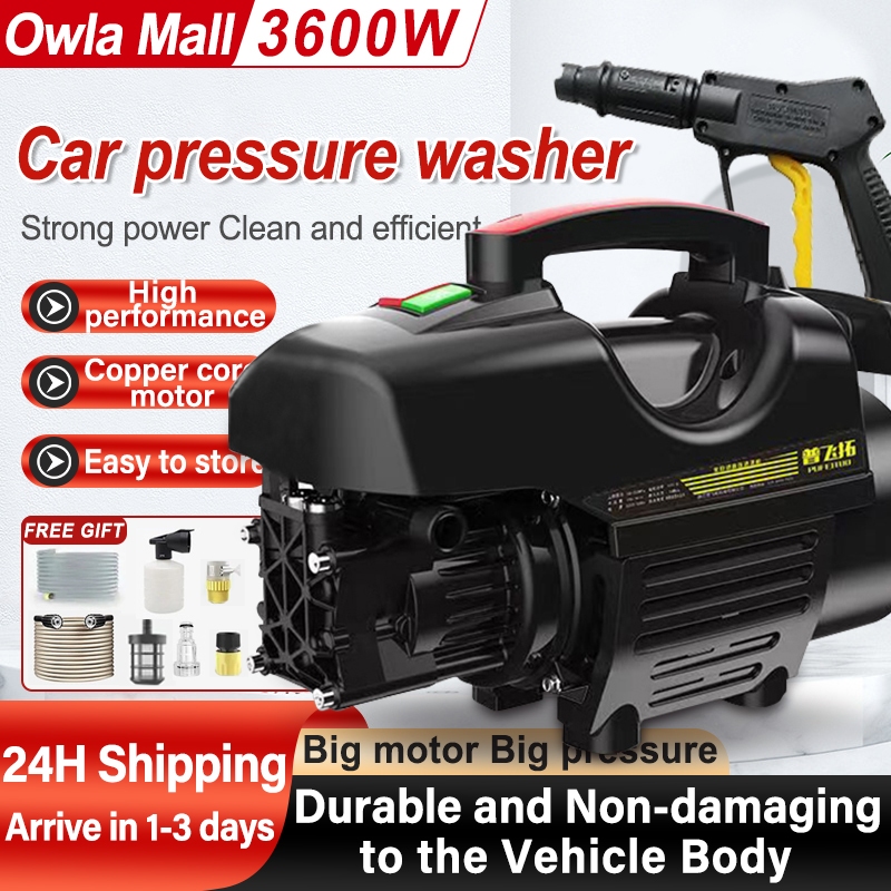 3600W Car High Pressure Cleaner High Pressure Portable Water Jet 220V Home Cleaner Spray Car ...