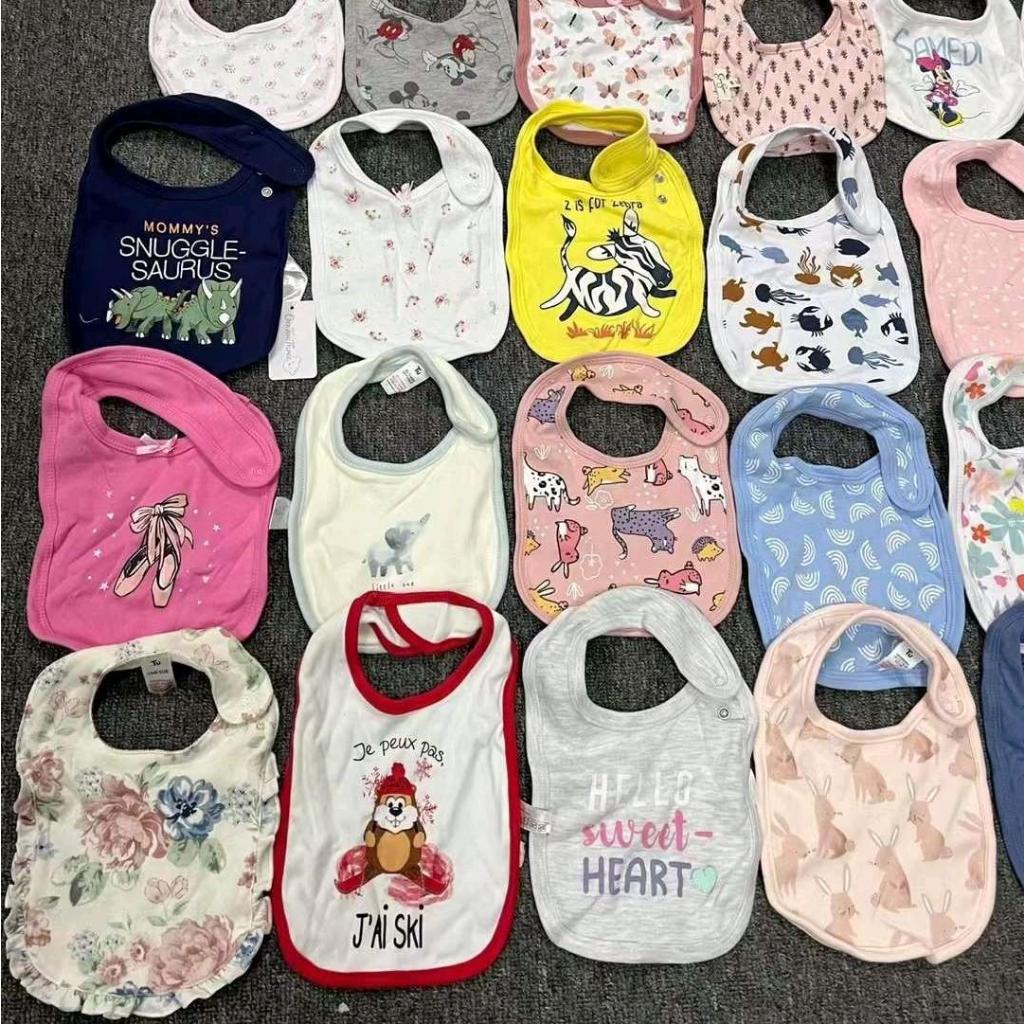 Branded Baby bib random design 0-12m baby girl baby boy Bayi | Shopee ...