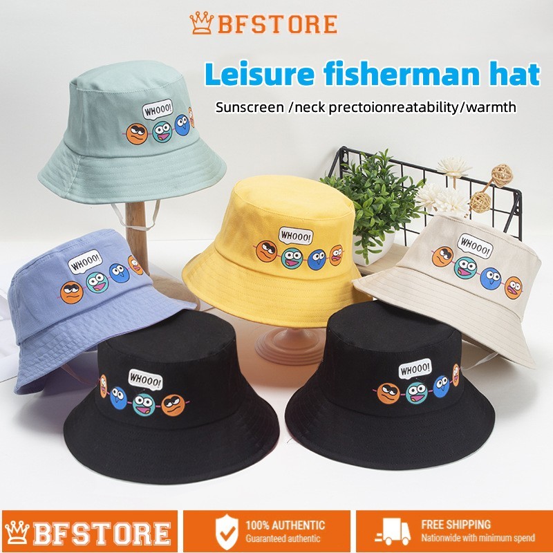 Bucket Hat Kids Topi Baby Beach Hat Kids Topi Budak Lelaki Kids Cap ...