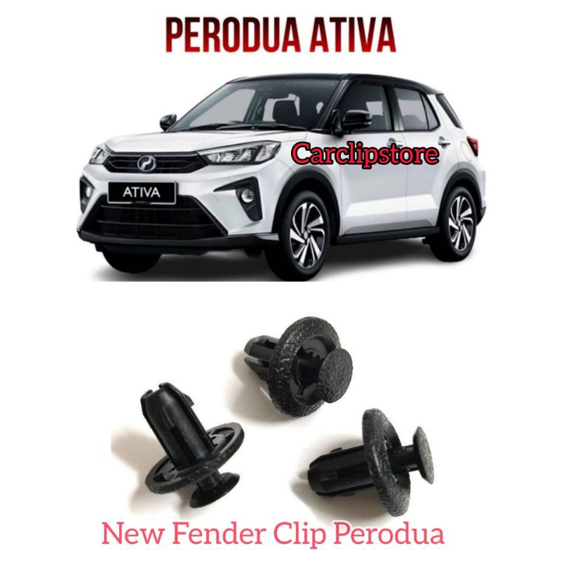 10Pc Good Quality New Perodua Fender Clip Bezza ativa aruz axia myvi ...