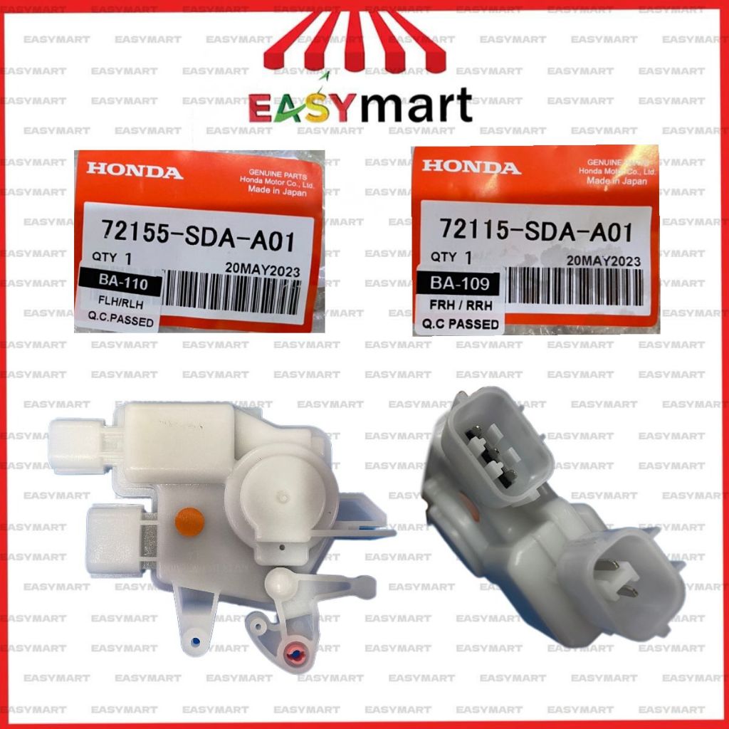 ORI HONDA ACCORD 2003-2009 SDA ACTUATOR DOOR LOCK CENTER LOCKING MOTOR POWER GUN INNER LOCK ...