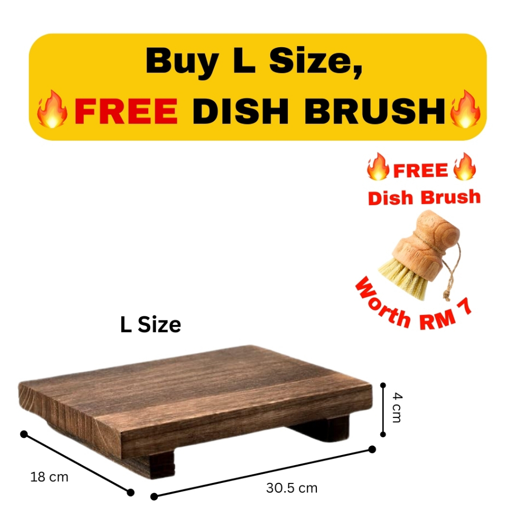 Wooden Tray Home Decor Wood Riser Kitchen Sink Tray Bathroom Sink Tray ...