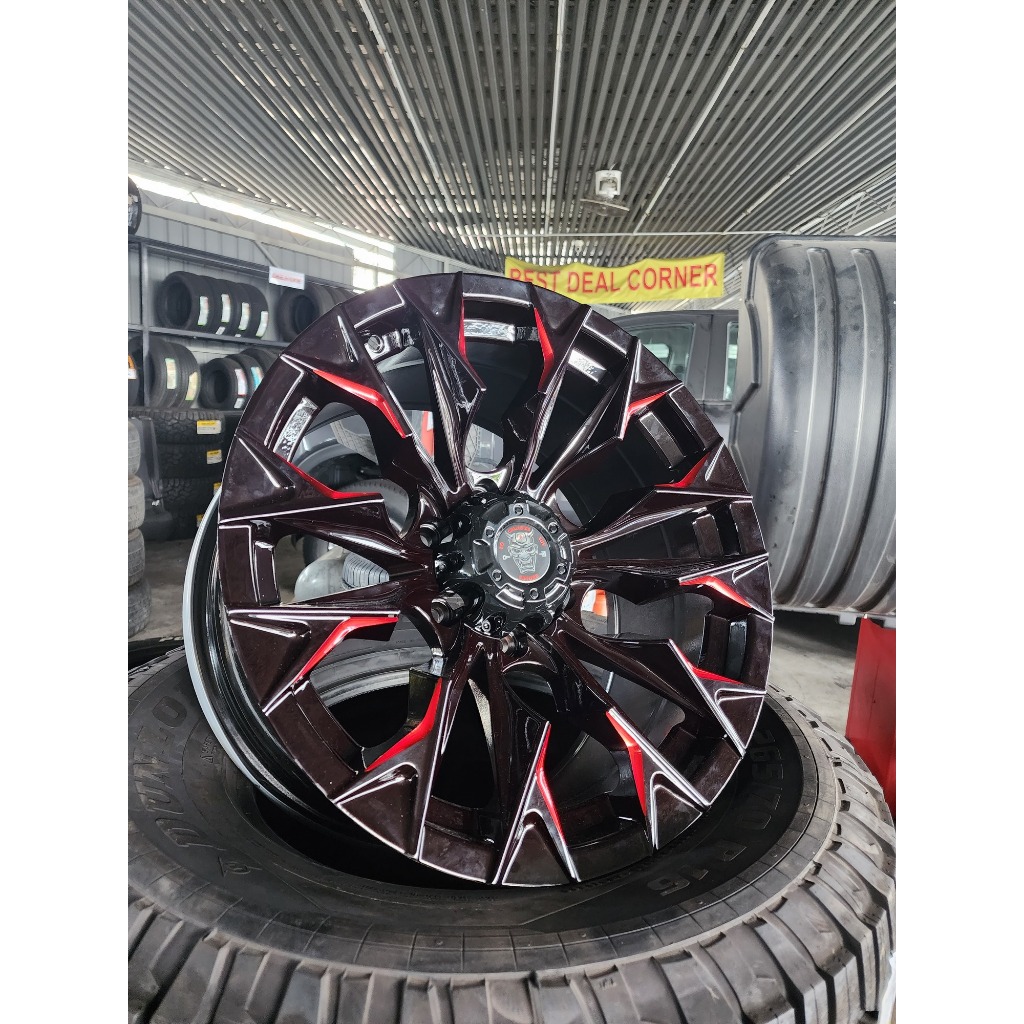 4x4 Sport Rim 18 RED Chrome Inch 6x139.7 (FREE INSTALLATION KOTA ...