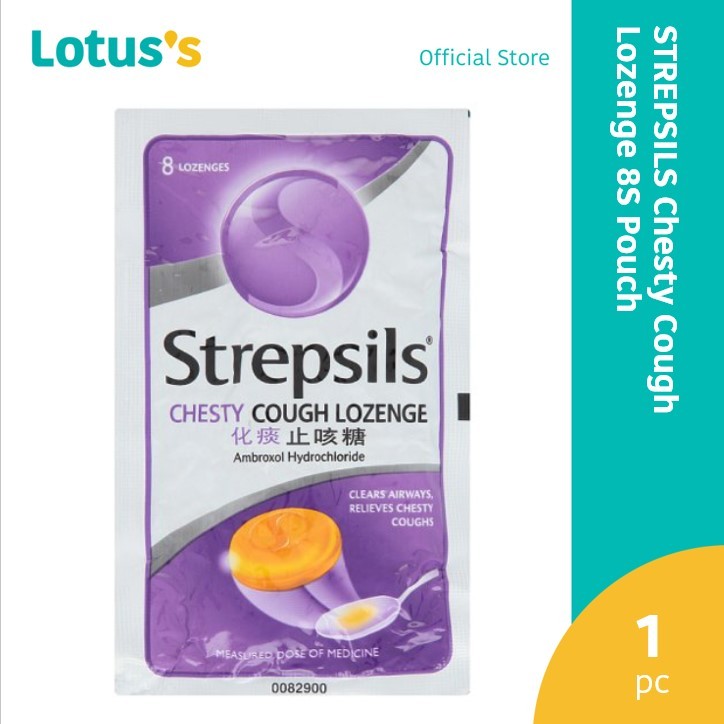 STREPSILS Chesty Cough Lozenge 8S Pouch | Shopee Malaysia