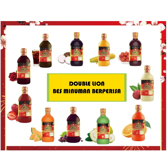 DOUBLE LION Flavoured Concentrade / Bes Minuman Berperisa 495ML ...