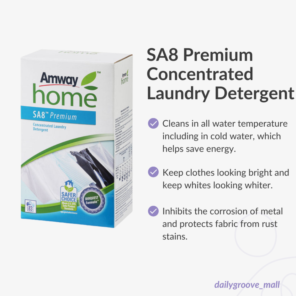 SA8 Premium Concentrated Laundry Detergent (1kg) Detergen Dobi | Shopee ...