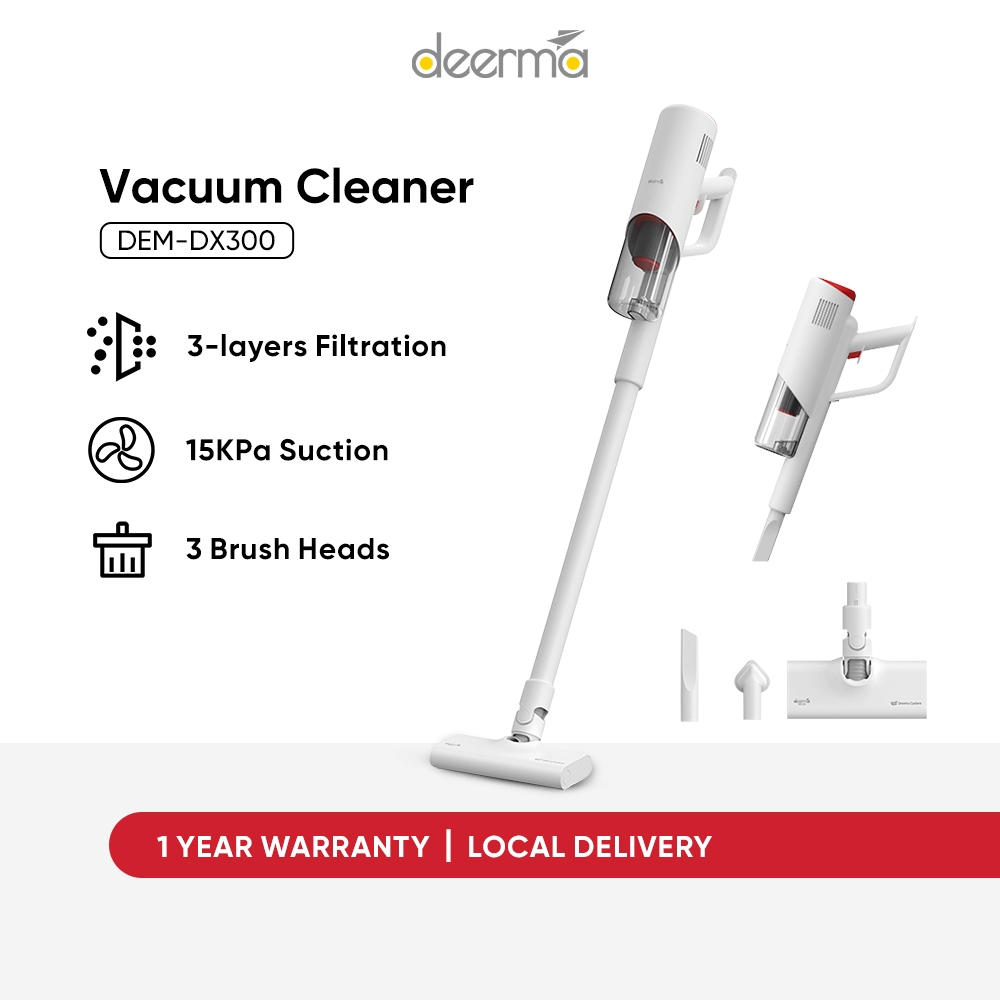 Deerma DX300 Handheld Vacuum Cleaner Floor Dust Collector with HEPA Filter 3 In 1 (15000Pa ...