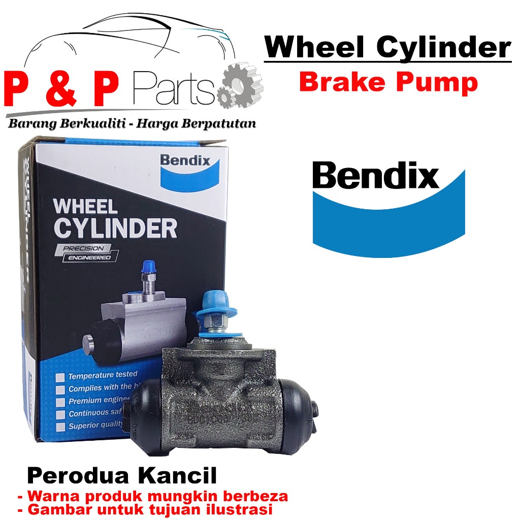 BENDIX Rear Wheel Cylinder Brake Pump for Perodua Kancil (9/16inc ...
