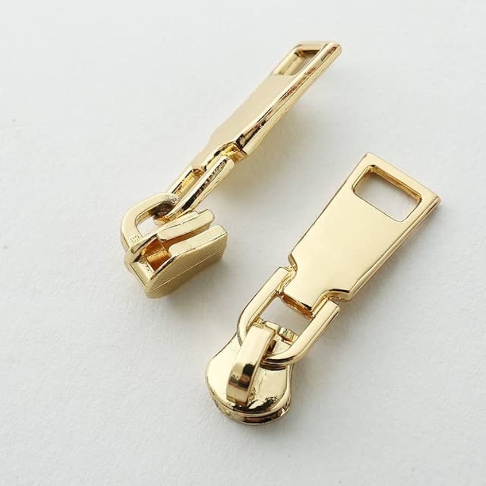 Metal Zipper Head Pullers for Zip Head Repair Kits DIY Bags Accessories ...