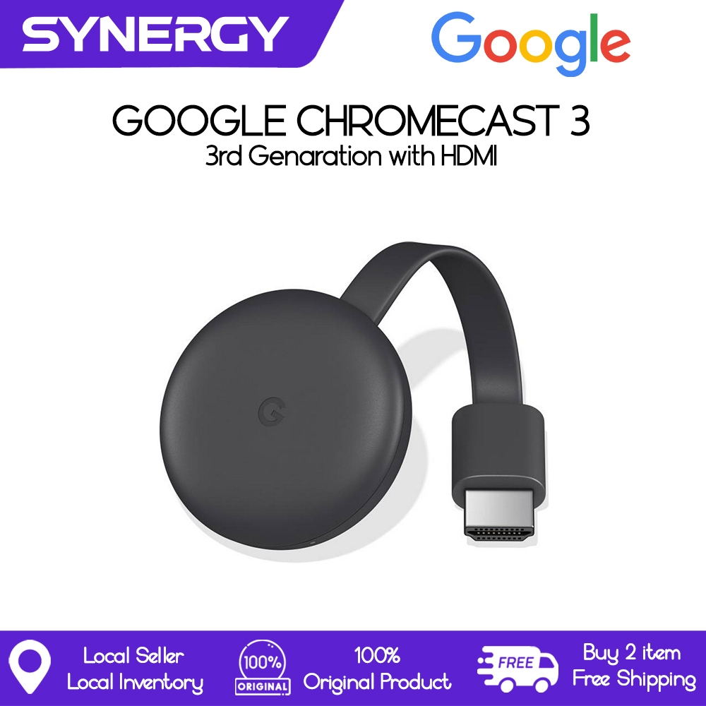 Google Chromecast 3rd Gen US version | Shopee Malaysia