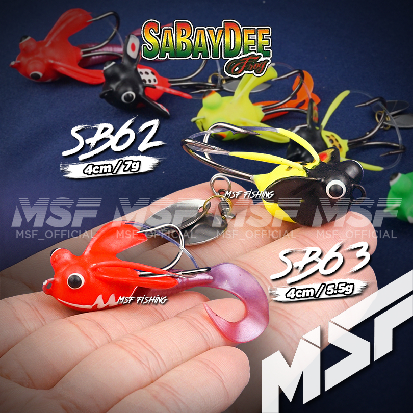 [MSF] Sabaydee SB62 & SB63 Kiki Lala Frog | 4cm / 5.5g 7g | Umpan ...