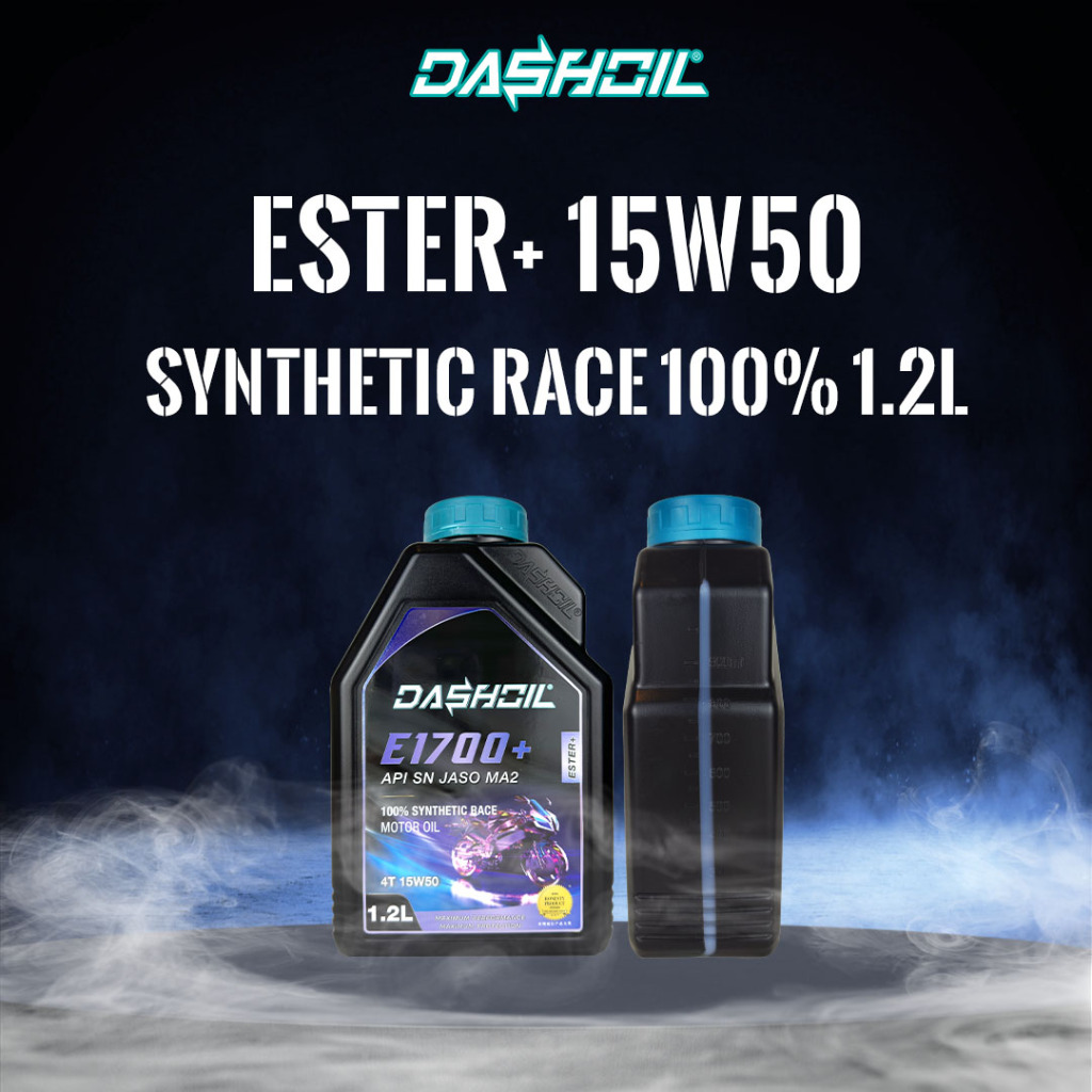 DashOil Ester+ E1700+ 4T 15w50 1.2L Fully Synthetic SN Motorcycle ...