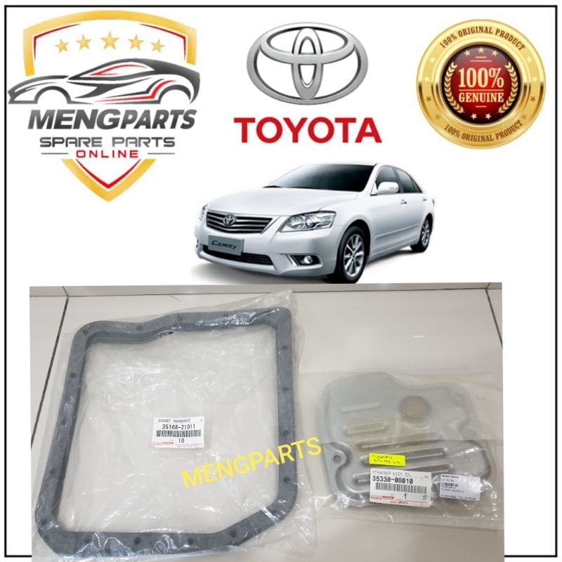ORIGINAL TOYOTA CAMRY ACV40 2.4 AUTO FILTER & AUTO FILTER GASKET 35330 ...
