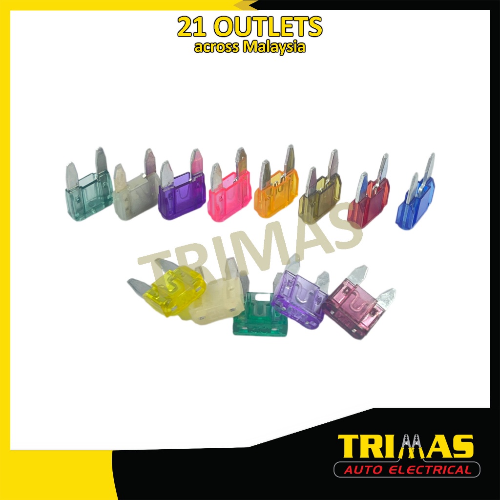Mini Blade Fuse OEM Toyota Honda Nissan Car Plug In Fuse (10PCS ...