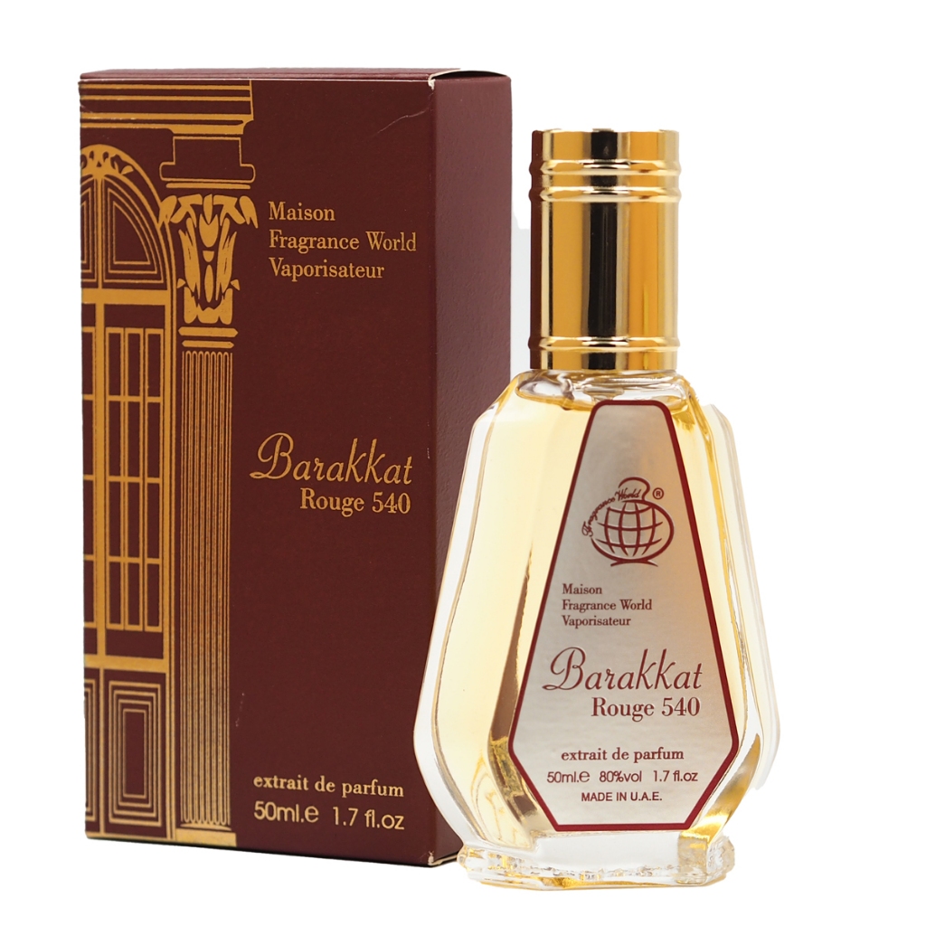 Barakkat Rouge 540 EDP Perfume 50ml for Unisex by Fragrance World ...
