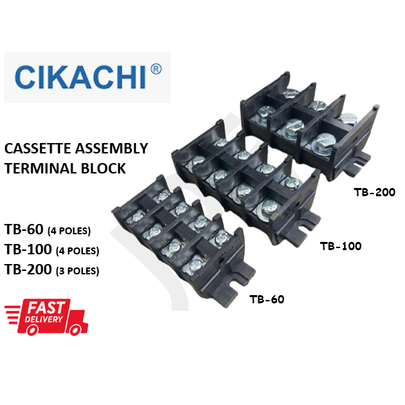 CIKACHI CKC 60A 100A 200A CASSETTE ASSEMBLY TERMINAL BLOCK TB-60 TB-100 ...