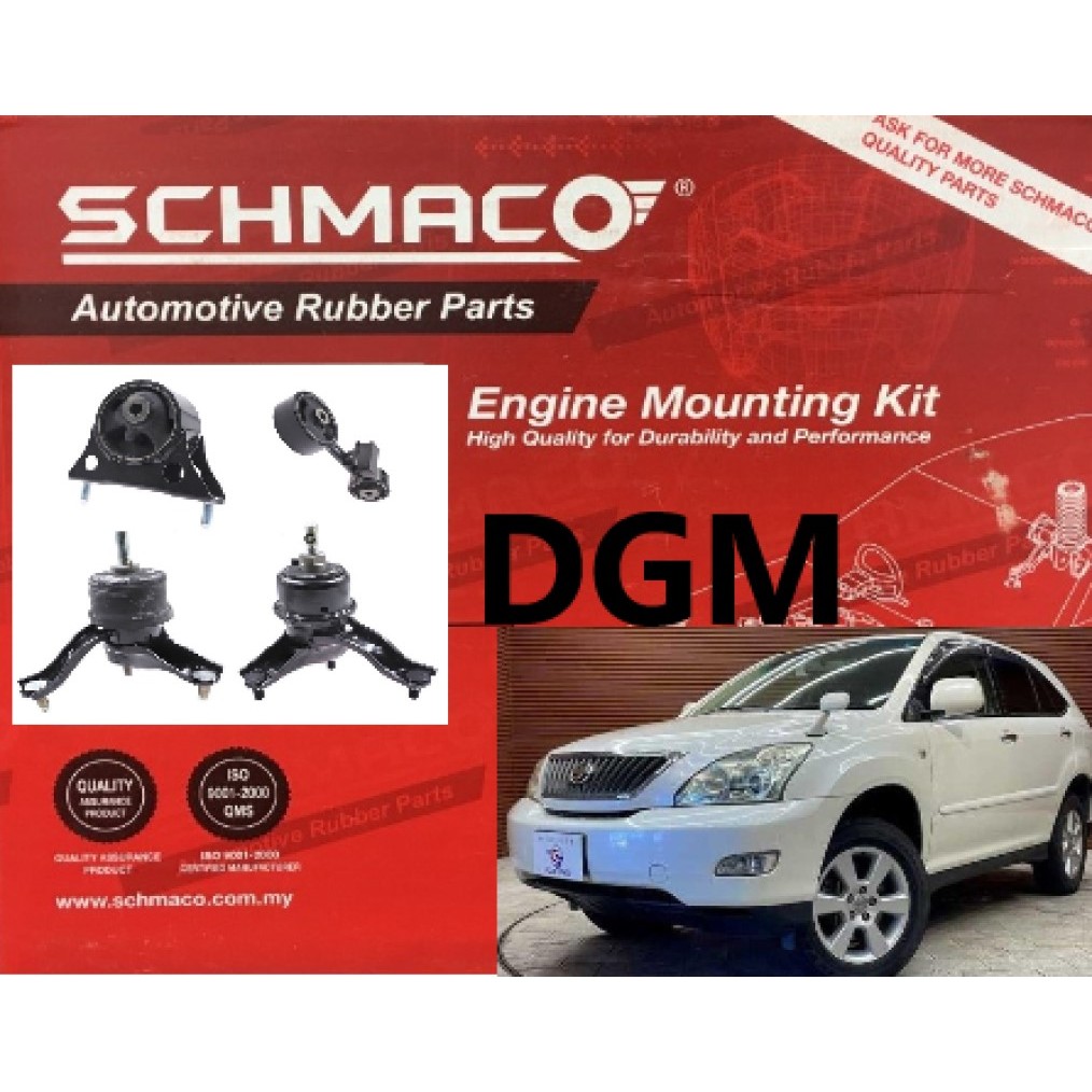 SCHMACO Toyota Harrier 2.4 ACU30 2003-2007Y 2WD Engine Mounting Set ...