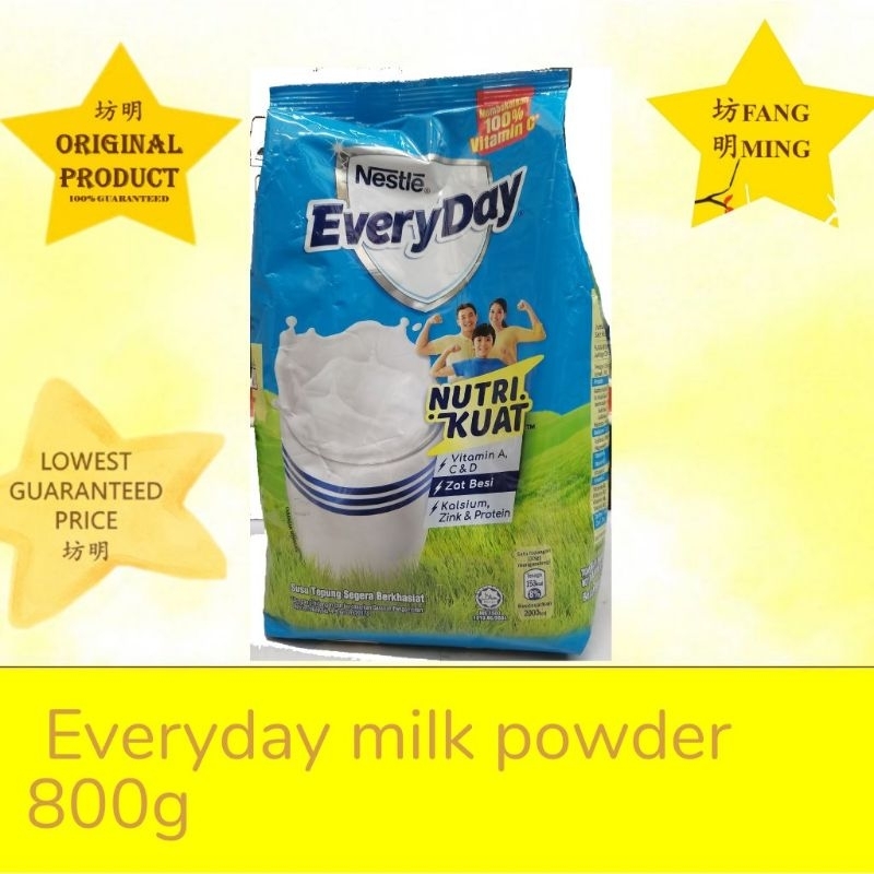 Nestle Every Day Milk Powder (800g)EXP 4/2025 | Shopee Malaysia