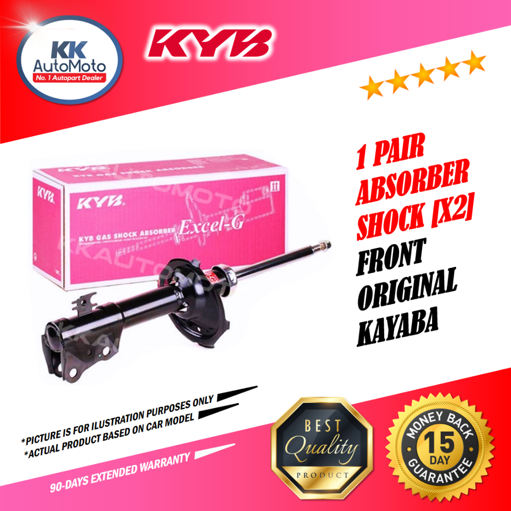 Toyota ACR40, MCR40 2000-2005 (Gas) ( 339009 / 339010 ) Sepasang KAYABA ...
