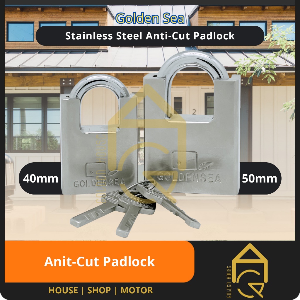 GDH | 100% ORIGINAL HIGH QUALITY Padlock Anti Cut Anti Rust Anti Impact Anti Corrosion | Shopee ...