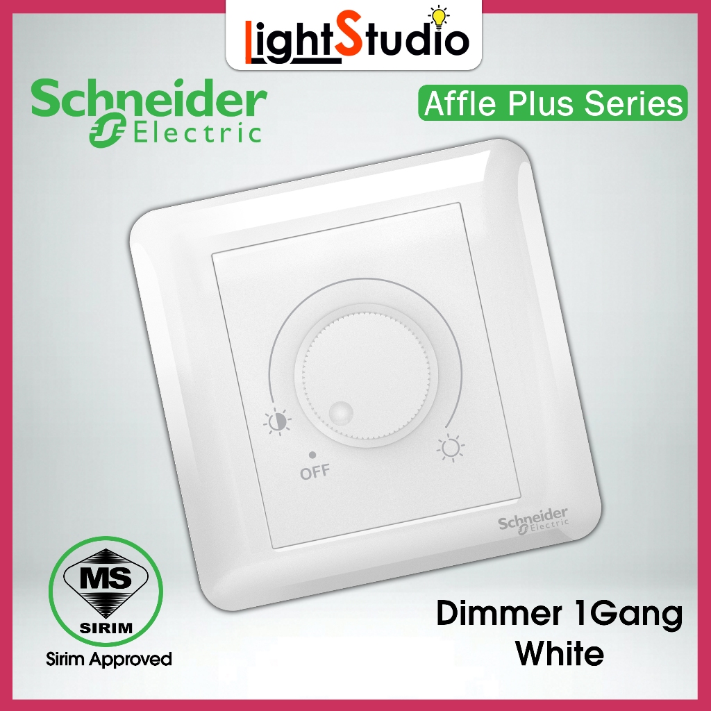 Schneider Affle Plus Series Dimmer (1 Gang) | Shopee Malaysia