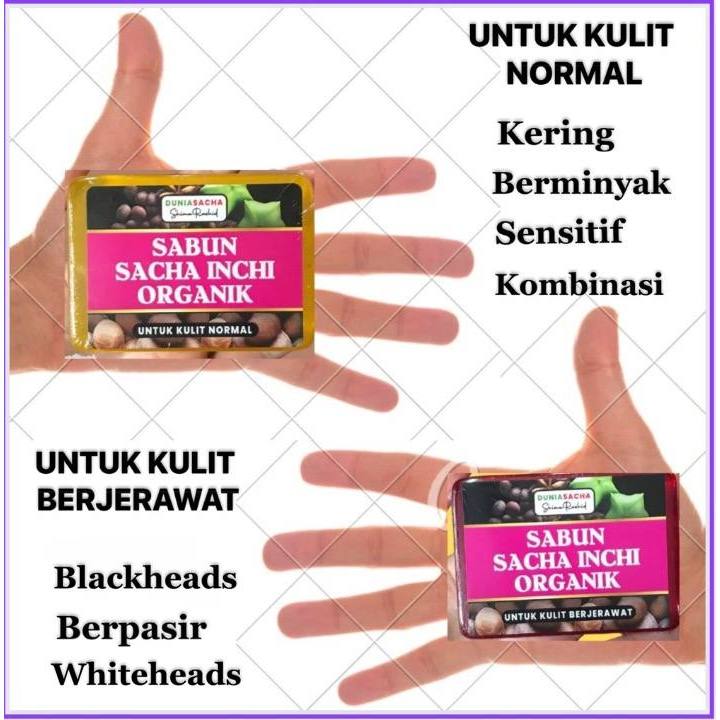 SABUN SACHA INCHI ORGANIK_UNTUK KULIT NORMAL | Shopee Malaysia