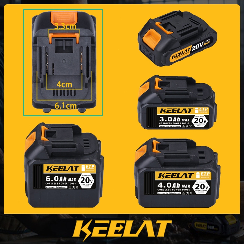 KEELAT Use for MT Design Battery MT Socket Battery Keelat Power Tools ...