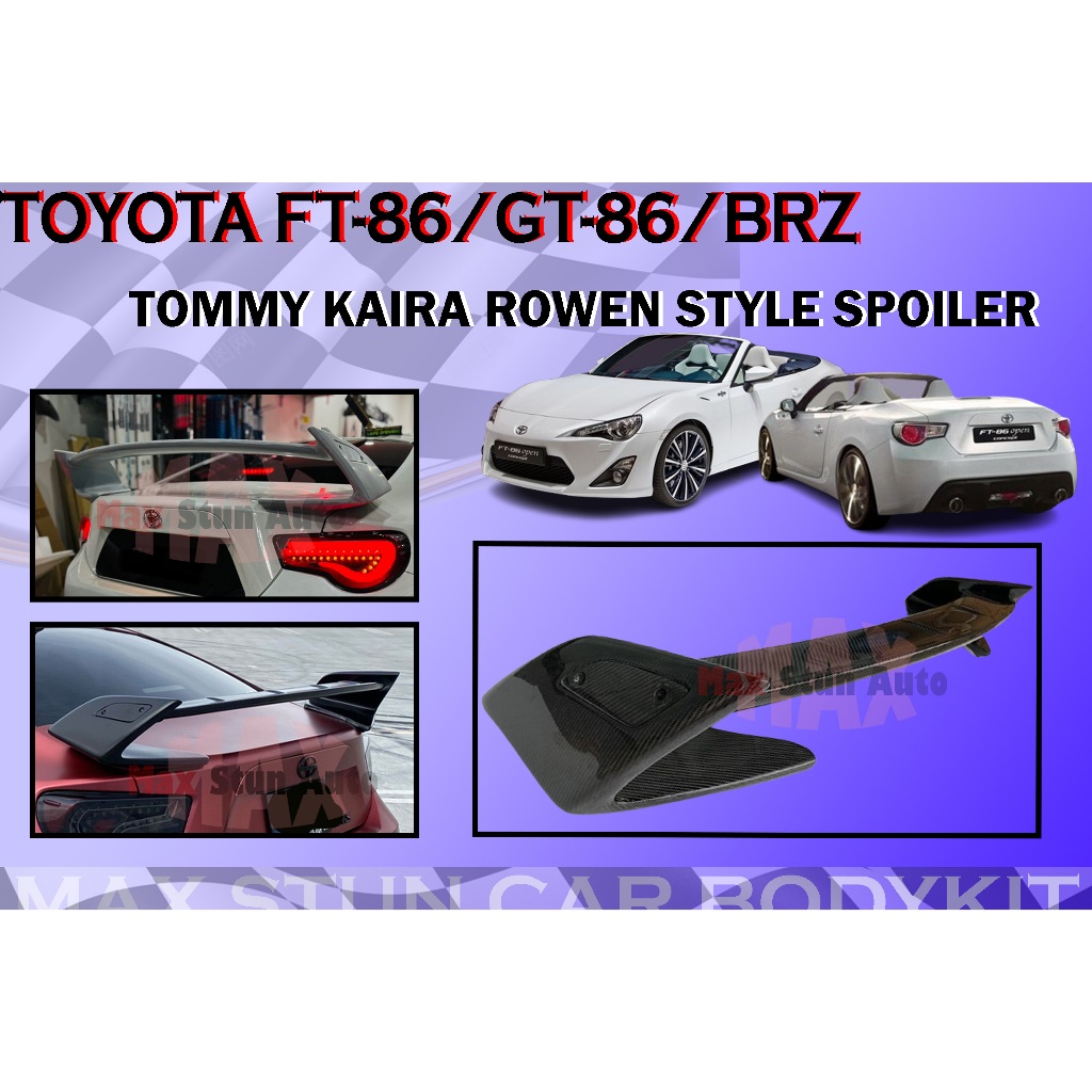 TOYOTA FT86/GT86/SUBARU BRZ ROWEN TOMMY KIARA STYLE SPOILER REAR BOOT ...