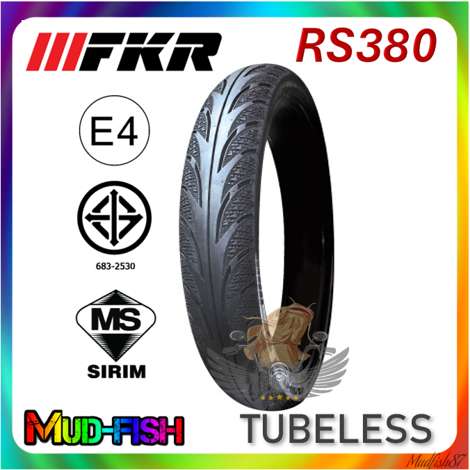 TAYAR FKR DIAMOND 3D RS380 120/70-17 TL TYRE (TUBELESS) | Shopee Malaysia