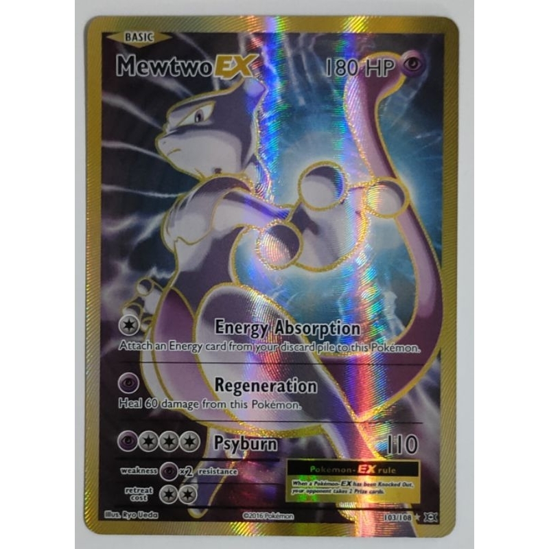 Mewtwo EX - 103/108 - Full Art (Ultra Rare XY: Evolutions Singles ...