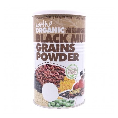 Earth Organic Black Multi Grains Powder (500g/Tin) | Shopee Malaysia