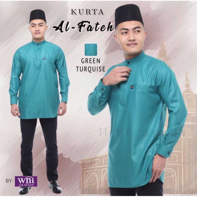 KURTA AL FATEH (KURTA MODEN BERKOLAR) | Shopee Malaysia