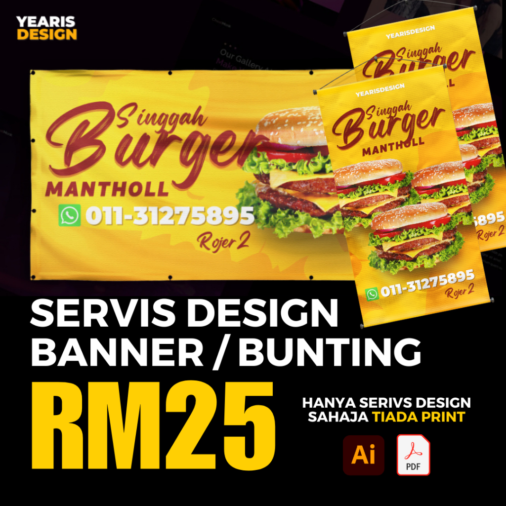 Banner Design Servis | Shopee Malaysia