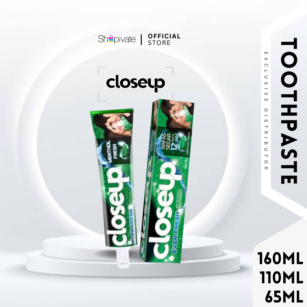 CLOSEUP Gel Toothpaste GREEN GAGA 65ml /110ml /160ml | Shopee Malaysia