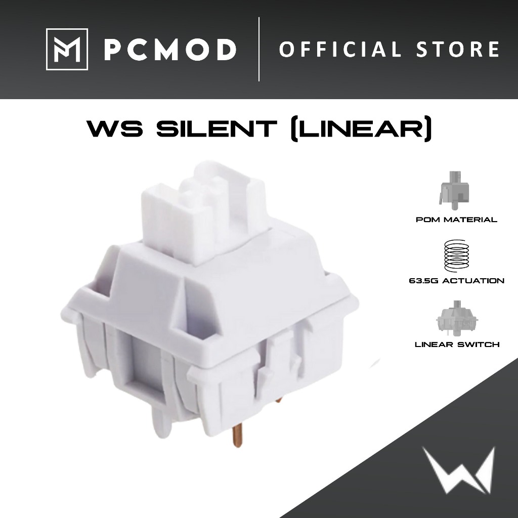 Wuque Studio WS Silent Linear | Linear Switch | PCMOD x KEYMOD | Shopee Malaysia