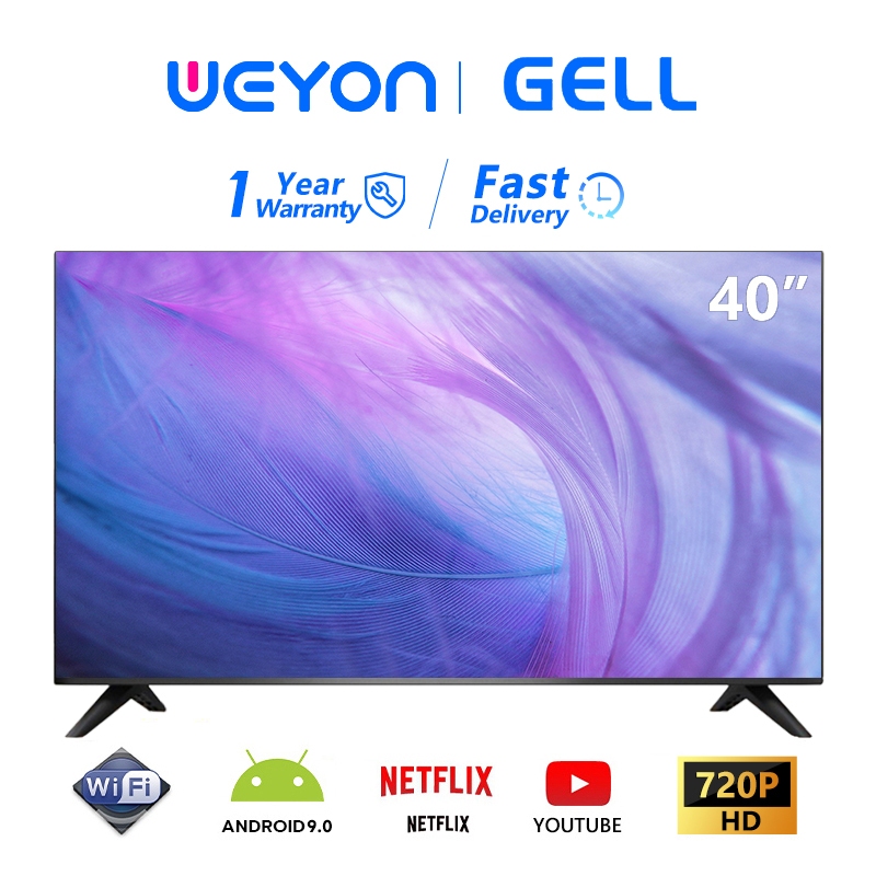 GELL Sakura 40 Inch Smart tv Android Smart Full-Screen LED TV | Shopee ...