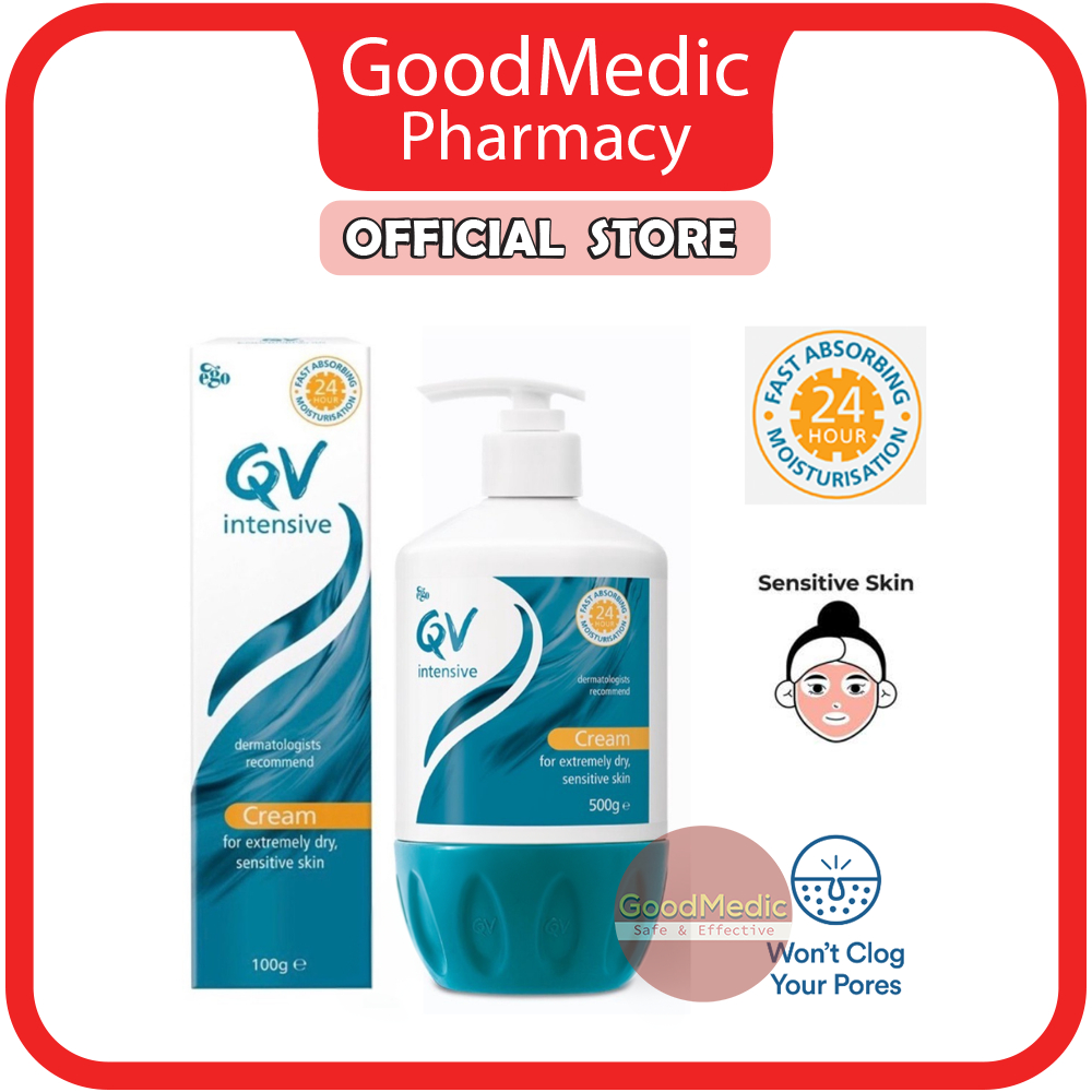 EGO QV Intensive Cream 500g /100g ( Suitable for very Dry & Sensitive ...