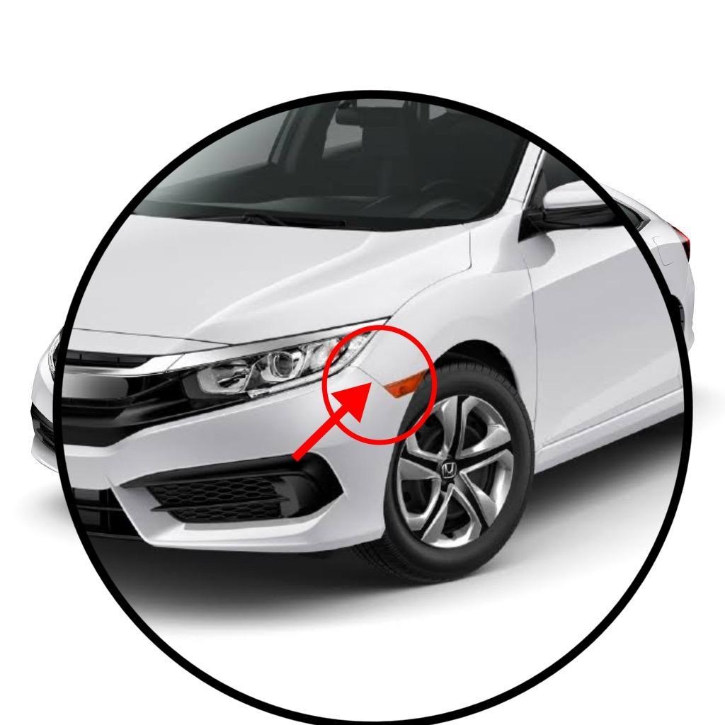 ORIGINAL HONDA CIVIC FC TEA TBA 2016-2021 FRONT DEPAN BUMPER SIDE ...
