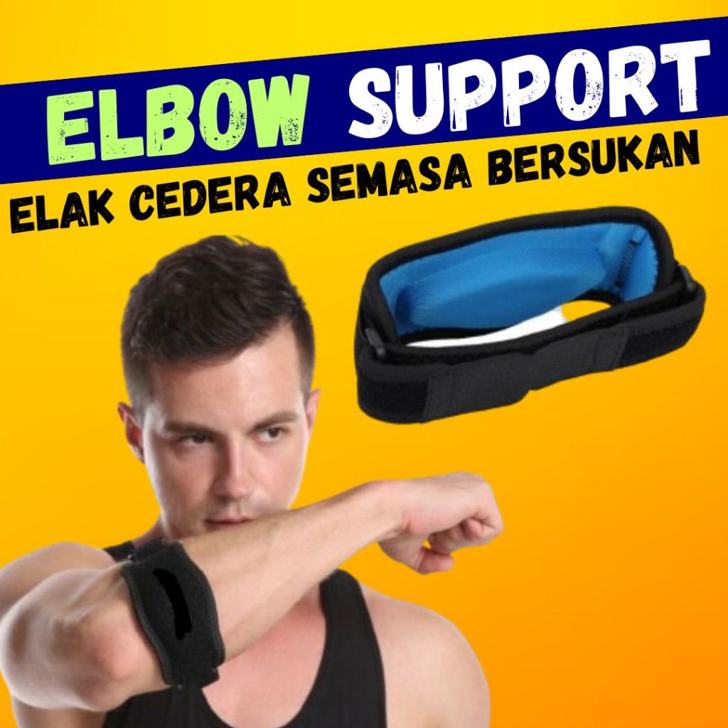 Elbow Support Compression Strap Brace Guard Tennis Golf Basketball ...