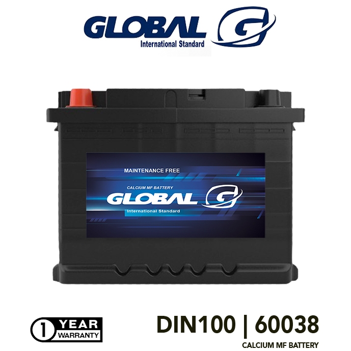 BATERI KERETA DIN100 60038 GLOBAL MF BATTERY For Mercedes W208,W211 ...