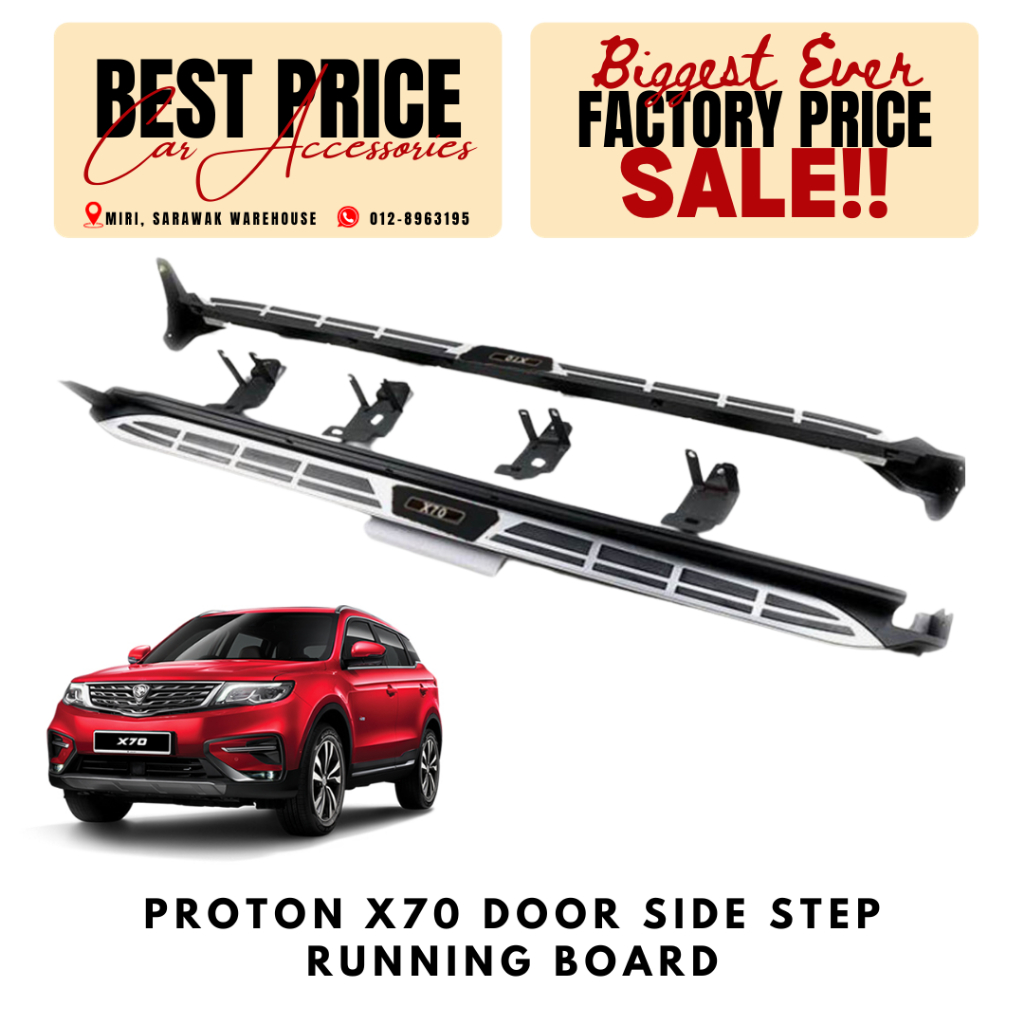 PROTON X70 Door Side Step Running Board | Shopee Malaysia