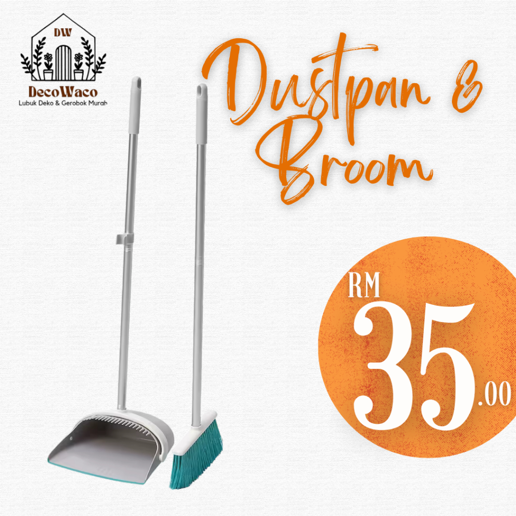 Dustpan and Broom | Penyapu dan Penyodok | Shopee Malaysia