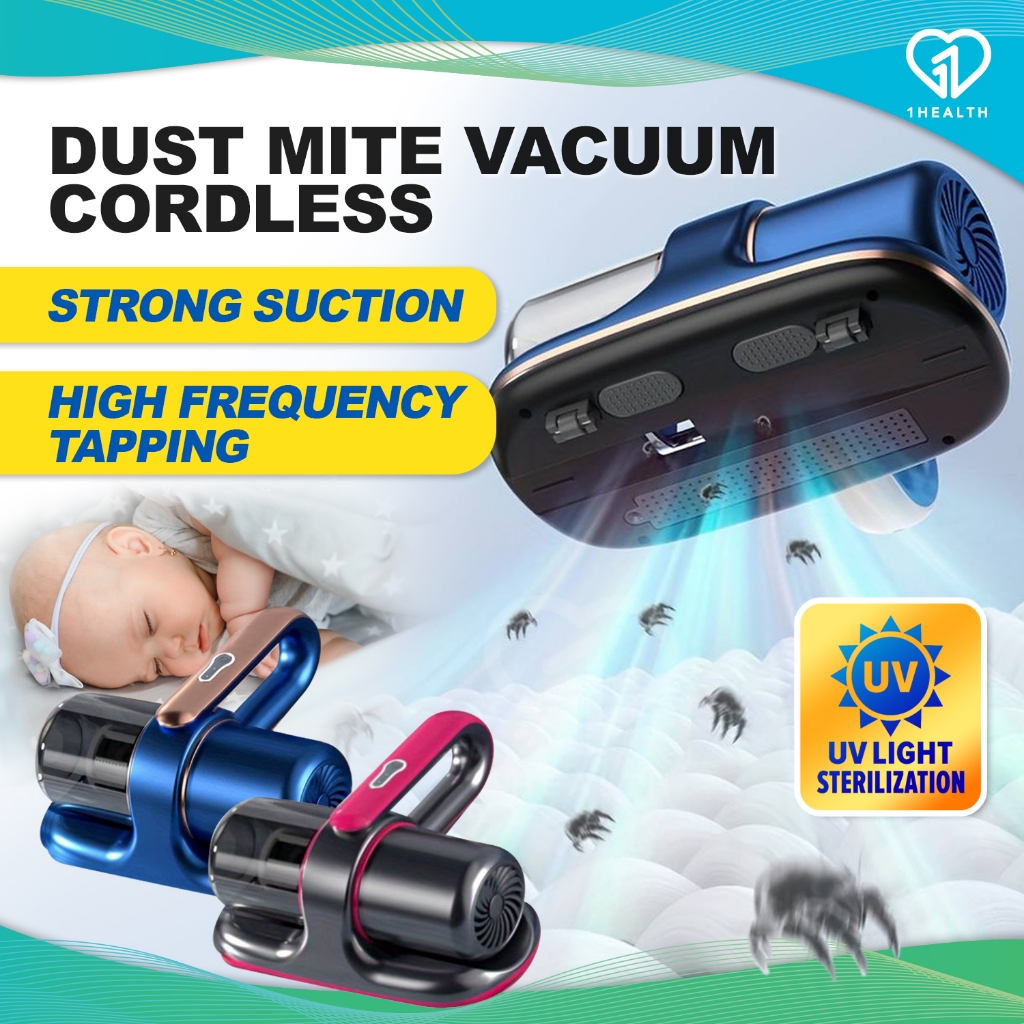 Dust Mite Vacuum Cordless | Wireless Vaccum Cleaner for Bed Bug Removal ...