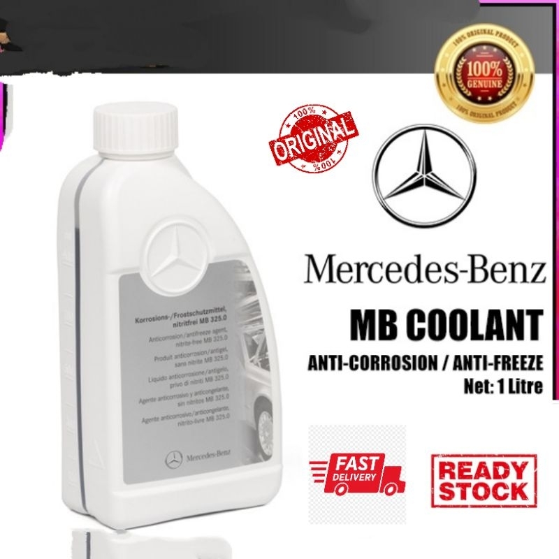 Mercedes Benz Coolant 1 liter blue original A0009890825 | Shopee Malaysia