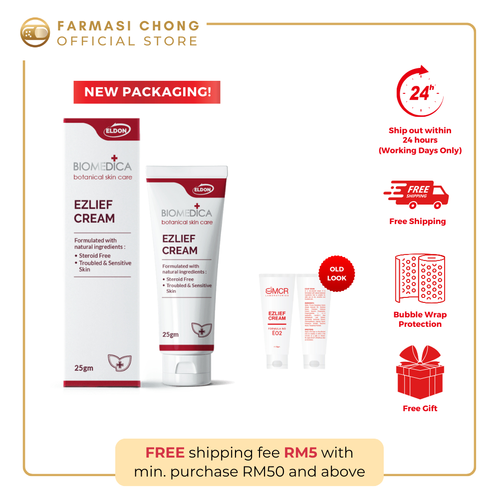 SMCR Ezlief Cream 25g for Eczema, Sensitive & Dry Skin | Shopee Malaysia