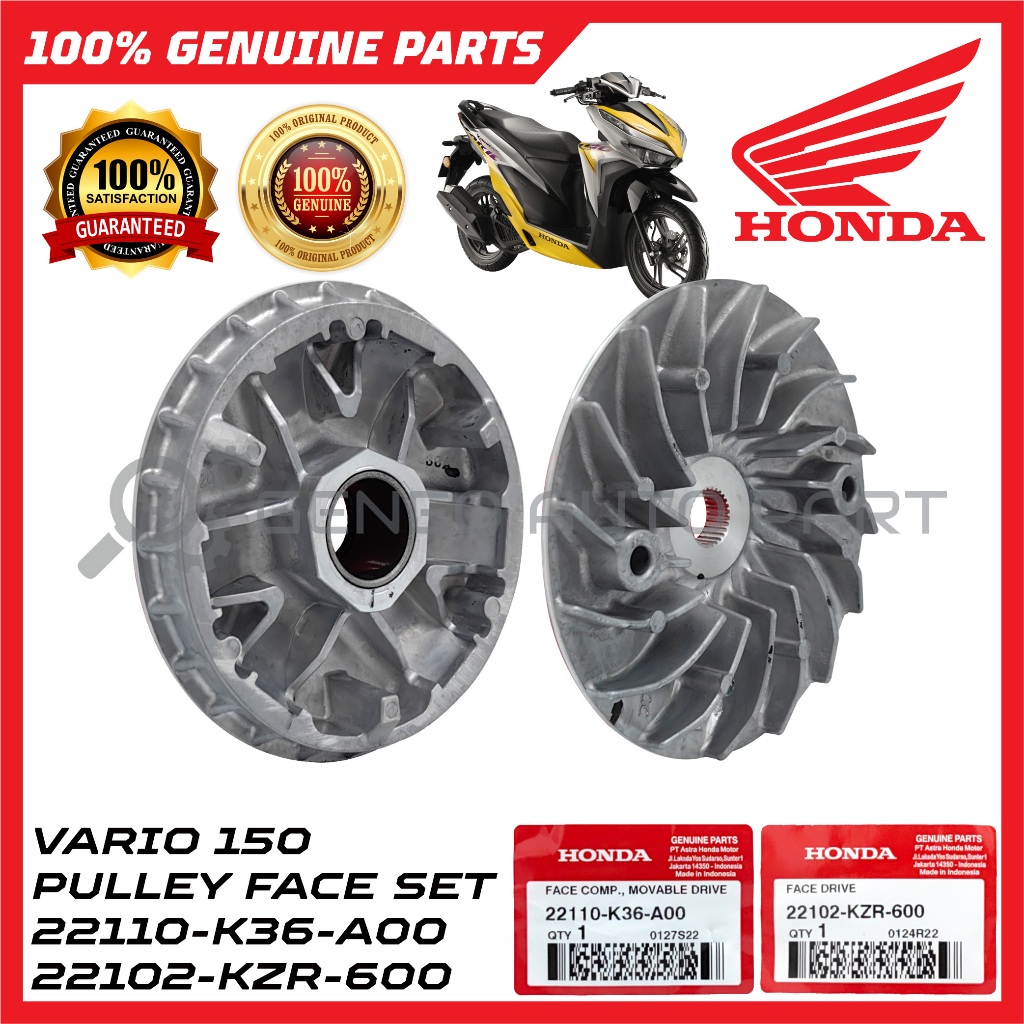 HONDA VARIO150 PCX150 VARIO PCX PULLEY FACE SET PULLEY FAN [22110-K36 ...