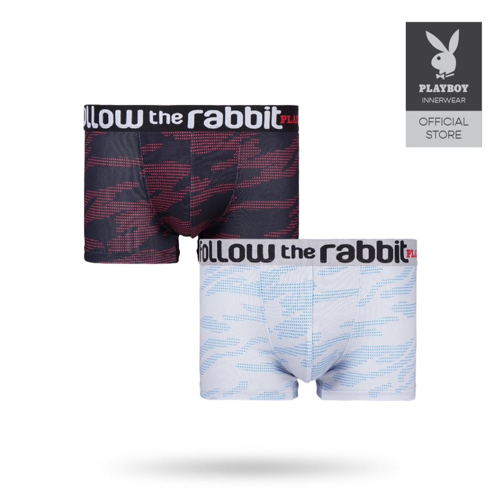 (S-2XL) Playboy Men's Underwear Microfiber Spandex Trunk - Assorted ...