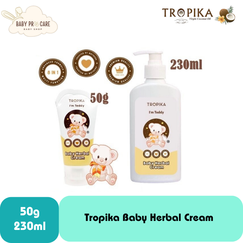 TROPIKA Baby Herbal Cream 50g/230ml | Shopee Malaysia