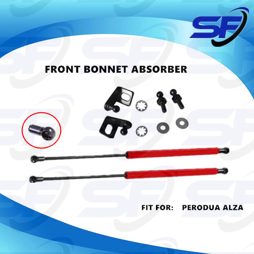 💯PERODUA ALZA FRONT BONNET ABSORBER (1 PAIR) | Shopee Malaysia